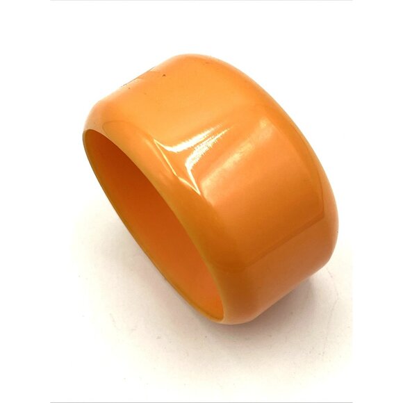 Bakelite | Jewelry | Vintage Bakelite Chunky Orange Tangerine Wide ...